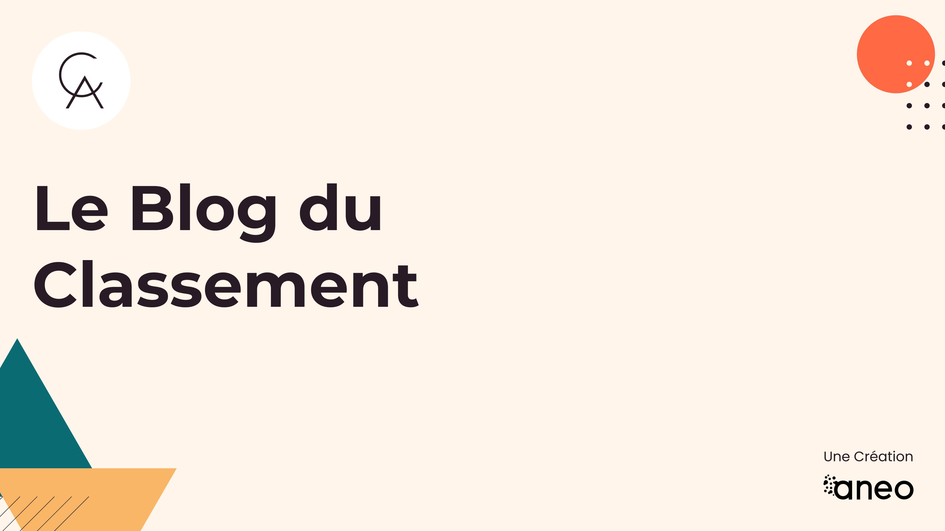 Le Blog · Le Classement des Associations